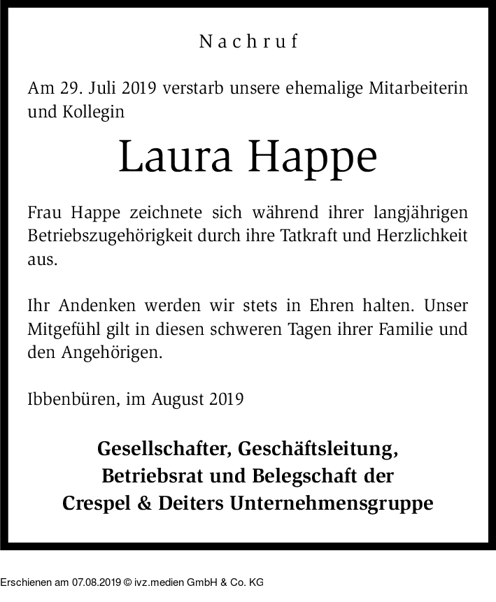 IVZ-Trauer | Laura Happe