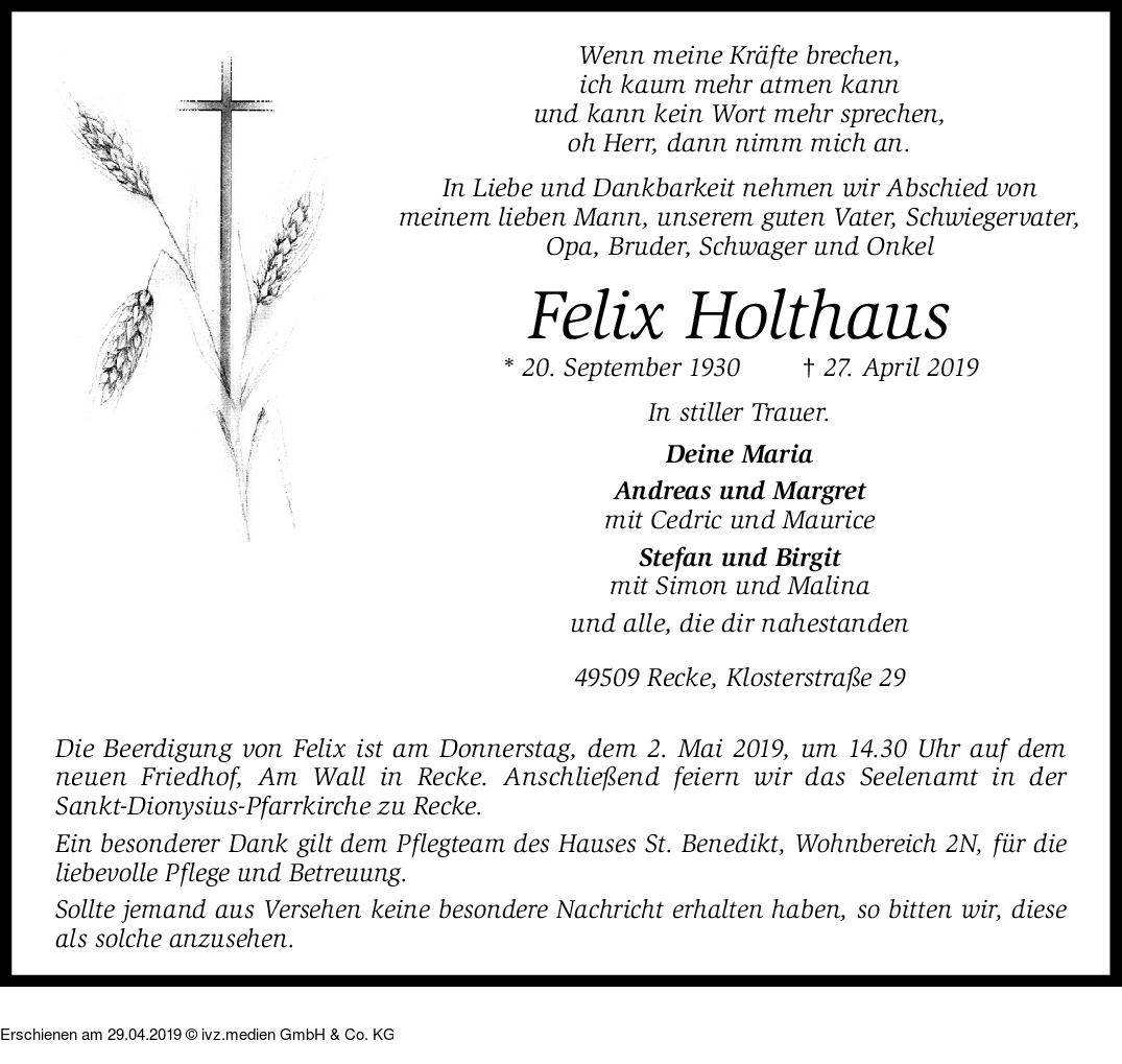 IVZ-Trauer | Felix Holthaus